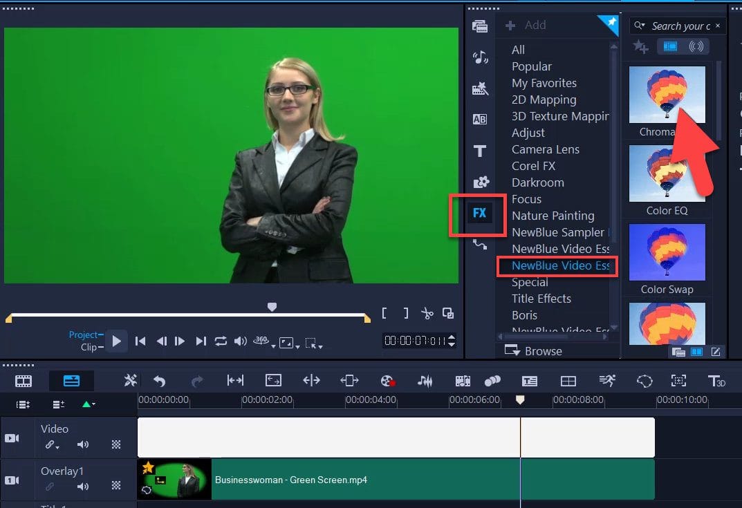 Advanced green screen effects with Chroma Key - Corel Discovery Center