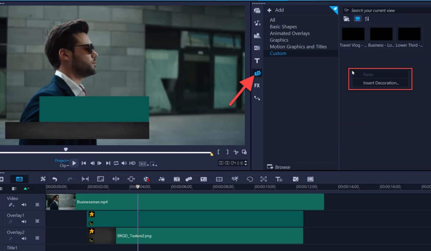 Creating a lower thirds animation in VideoStudio - Corel Discovery Center