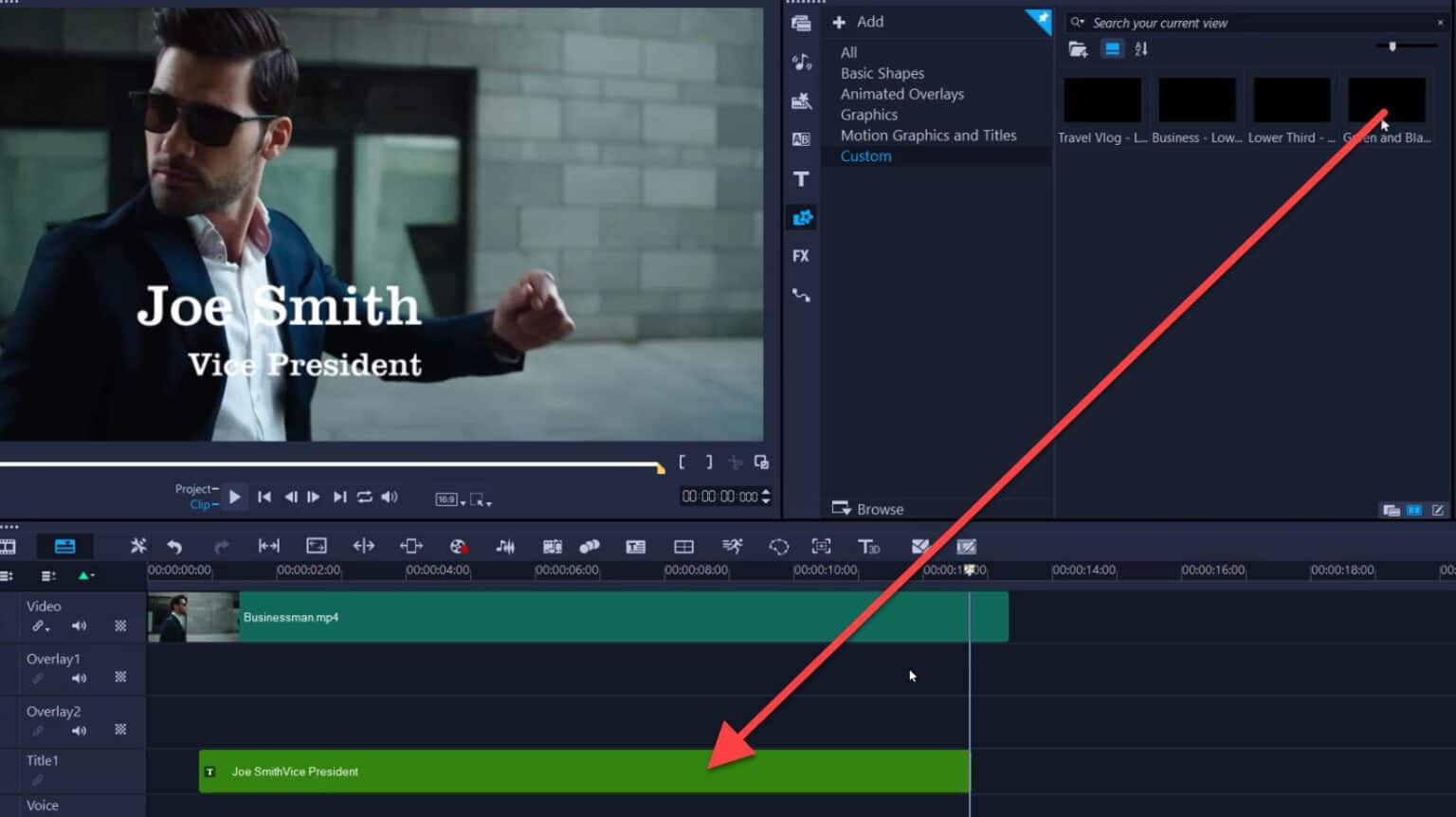 Creating a lower thirds animation in VideoStudio - Corel Discovery Center