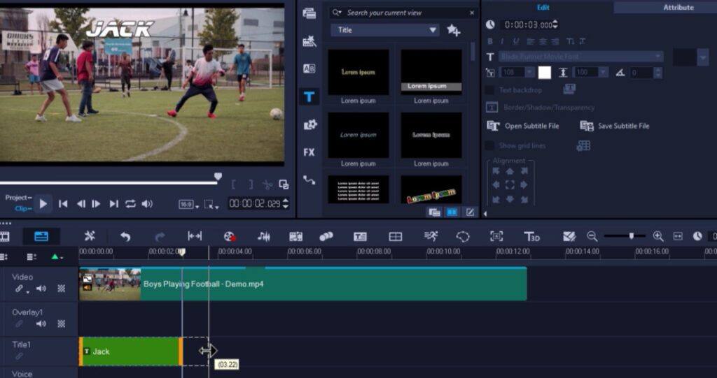 Motion tracking text - Corel Discovery Center