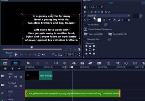 Create a Star Wars intro text effect - Corel Discovery Center