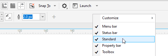 The Standard toolbar in CorelDRAW - Corel Discovery Center