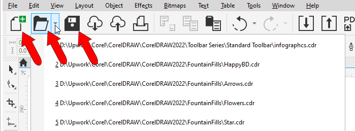 The Standard toolbar in CorelDRAW - Corel Discovery Center