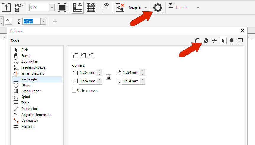 The Standard toolbar in CorelDRAW - Corel Discovery Center