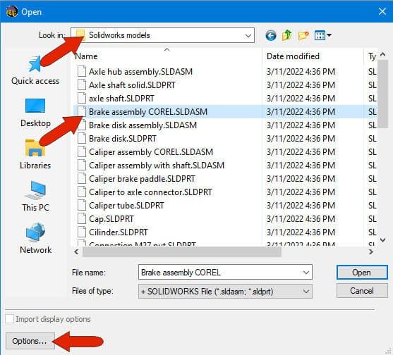 Converting 3D to DESIGNER