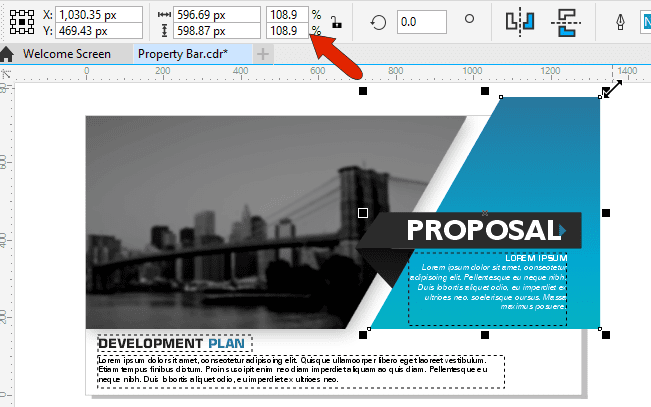 The Property bar in CorelDRAW - Corel Discovery Center