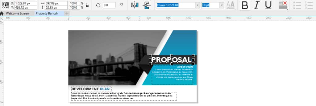 The Property bar in CorelDRAW - Corel Discovery Center