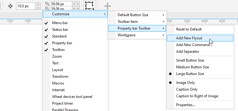 The Property bar in CorelDRAW - Corel Discovery Center