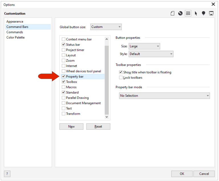 The Property bar in CorelDRAW - Corel Discovery Center