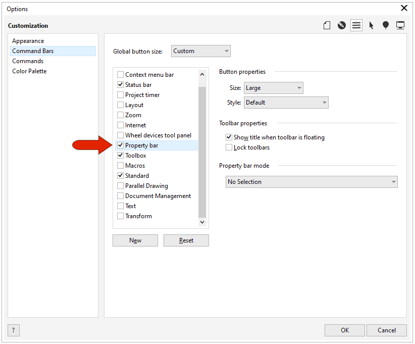 The Property bar in CorelDRAW - Corel Discovery Center