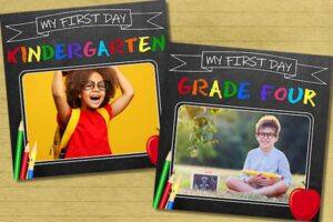 First Day of School photo frame - Corel Discovery Center
