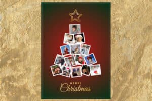 Christmas tree collage template - Corel Discovery Center