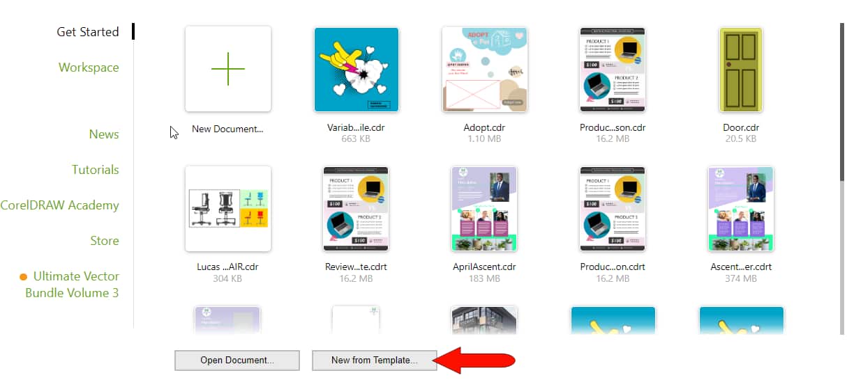 How to use CorelDRAW templates - Corel Discovery Center