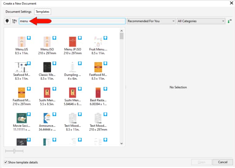 How to use CorelDRAW templates - Corel Discovery Center