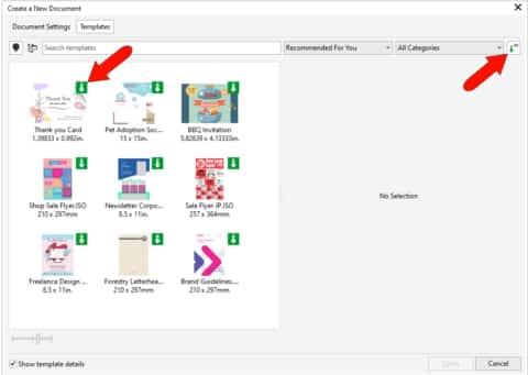 How to use CorelDRAW templates - Corel Discovery Center