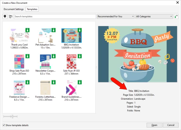 How to use CorelDRAW templates - Corel Discovery Center