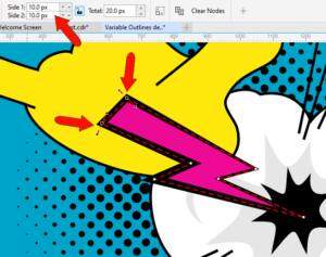 How to create variable-width outlines - Corel Discovery Center