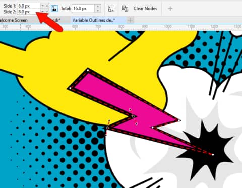 How to create variable-width outlines - Corel Discovery Center