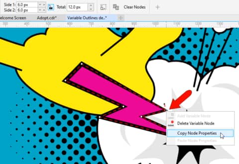 How to create variable-width outlines - Corel Discovery Center