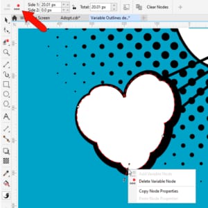 How to create variable-width outlines - Corel Discovery Center