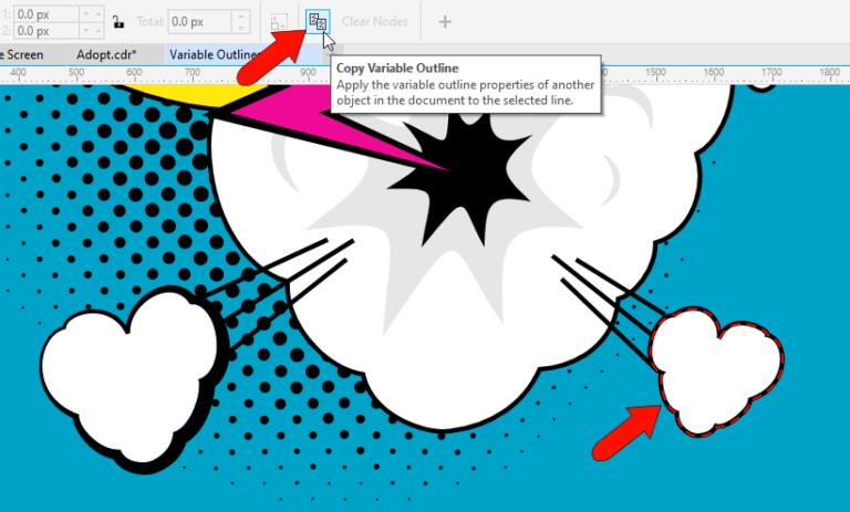 How to create variable-width outlines - Corel Discovery Center