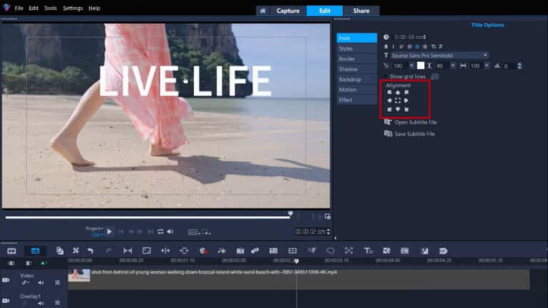 Adding effects and motion to titles in VideoStudio - Corel Discovery Center