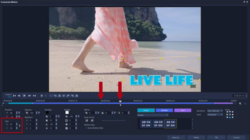 Adding effects and motion to titles in VideoStudio - Corel Discovery Center