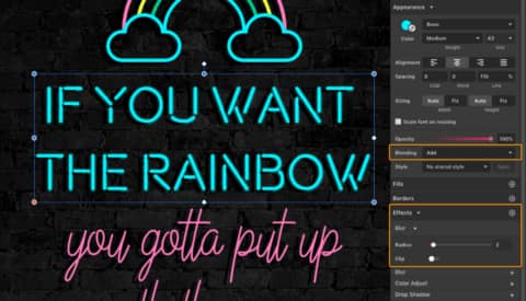 Create a neon sign effect in Corel Vector - Corel Discovery Center