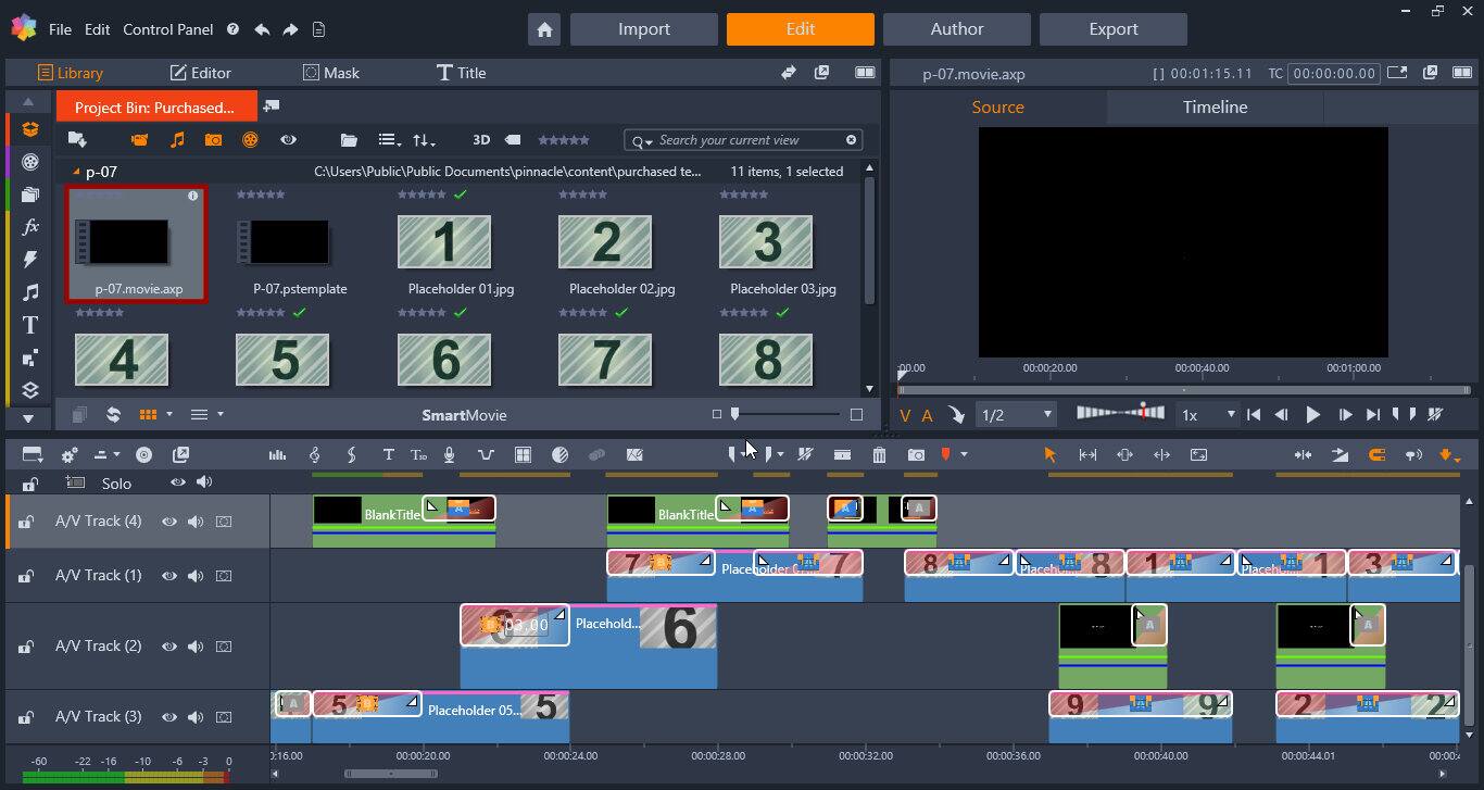 How to use Pinnacle project templates - Corel Discovery Center