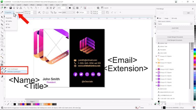 Creating variable data printing files - Corel Discovery Center