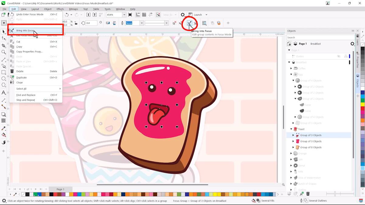 How to use Focus Mode - Corel Discovery Center